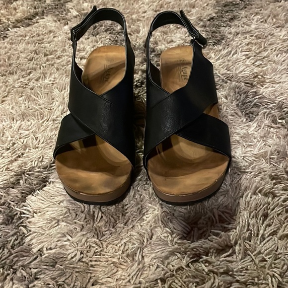 Agape | Shoes | Agape Wedge Sandals | Poshmark